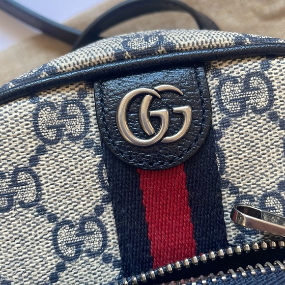 Gucci | Bags | Gucci Gg Leather Canvas Camera Bag | Poshmark